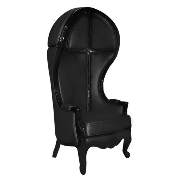 Hooded Chair Black - Uniquo